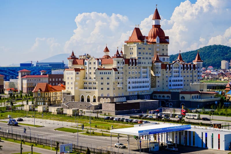 Sochi Park - a Theme Amusement Park in the City of Sochi Editorial ...