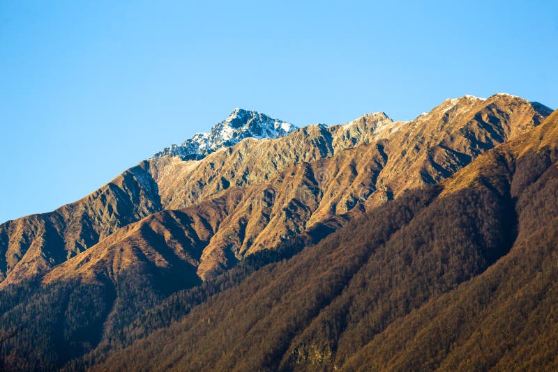 Sochi. Rosa Khutor. Mountains Stock Photo - Image of russia, hotels ...