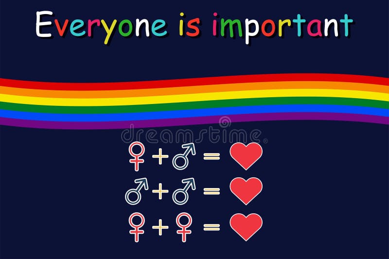 Everyone is Important, Regardless of Gender, Orientation or Religion ...
