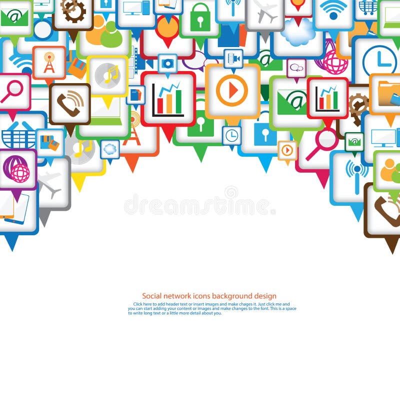 Communication Design , Vector Illustration Stock Vector - Illustration ...