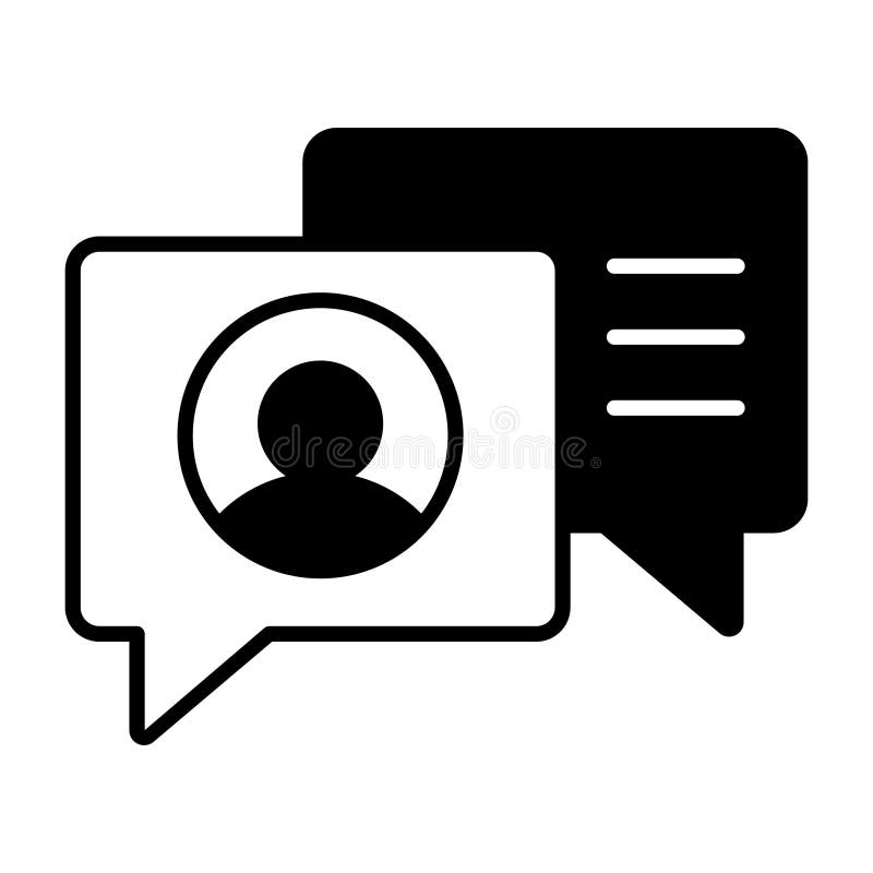 Social Communication Icon Modern Illustration Stock Vector ... Social Communication Icon Modern Illustration Stock Vector ...