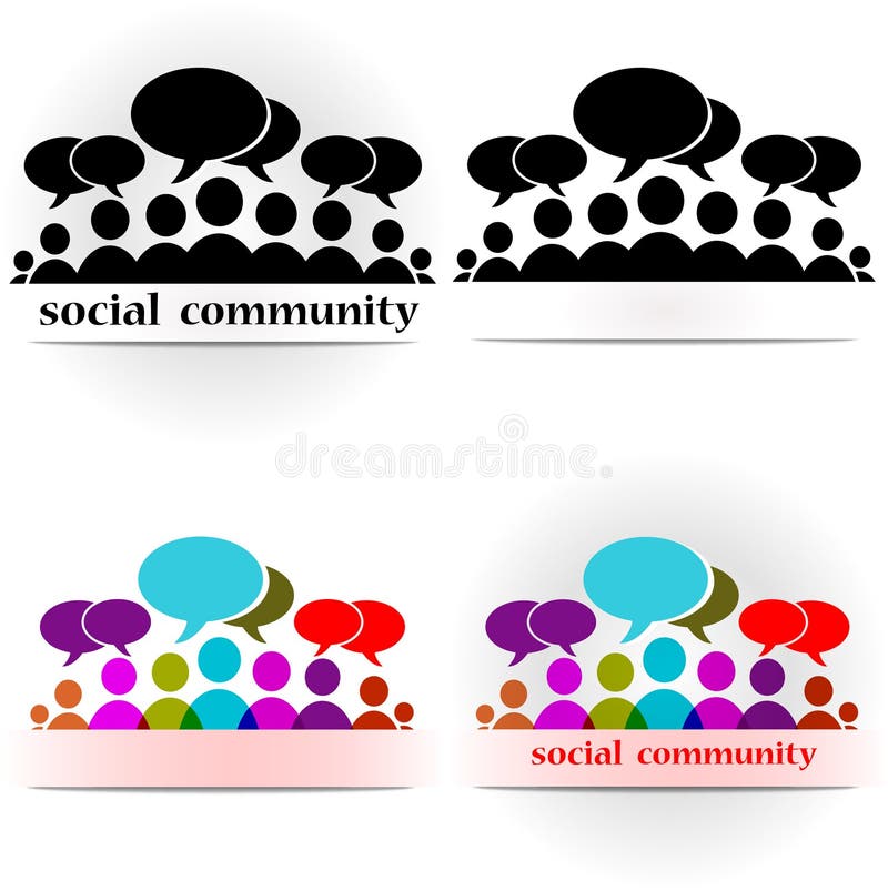Social forum stock vector. Illustration of dialog, meeting - 36178171