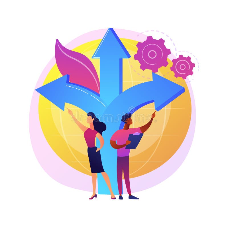 Social Conflict Abstract Concept Vector Illustration. Stock Vector ...