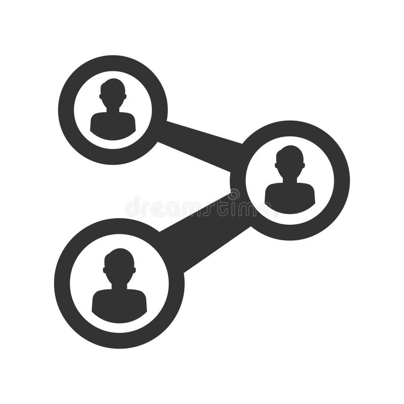 Social connection icon stock vector. Illustration of icon - 278496580