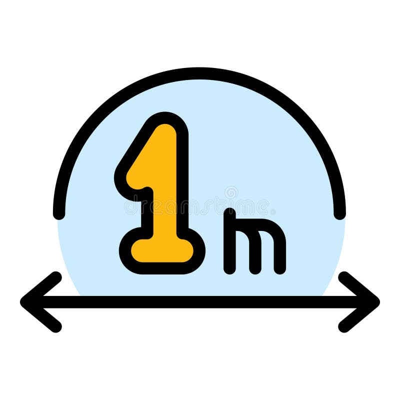 Social Distance Icon Vector Flat Stock Vector - Illustration of home ...