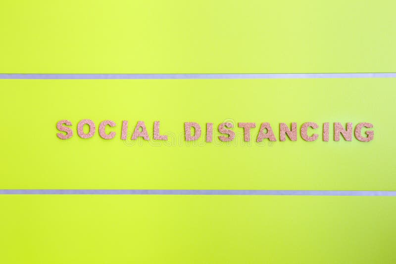 Social Distancing Background Concept Stock Image - Image of disease ...