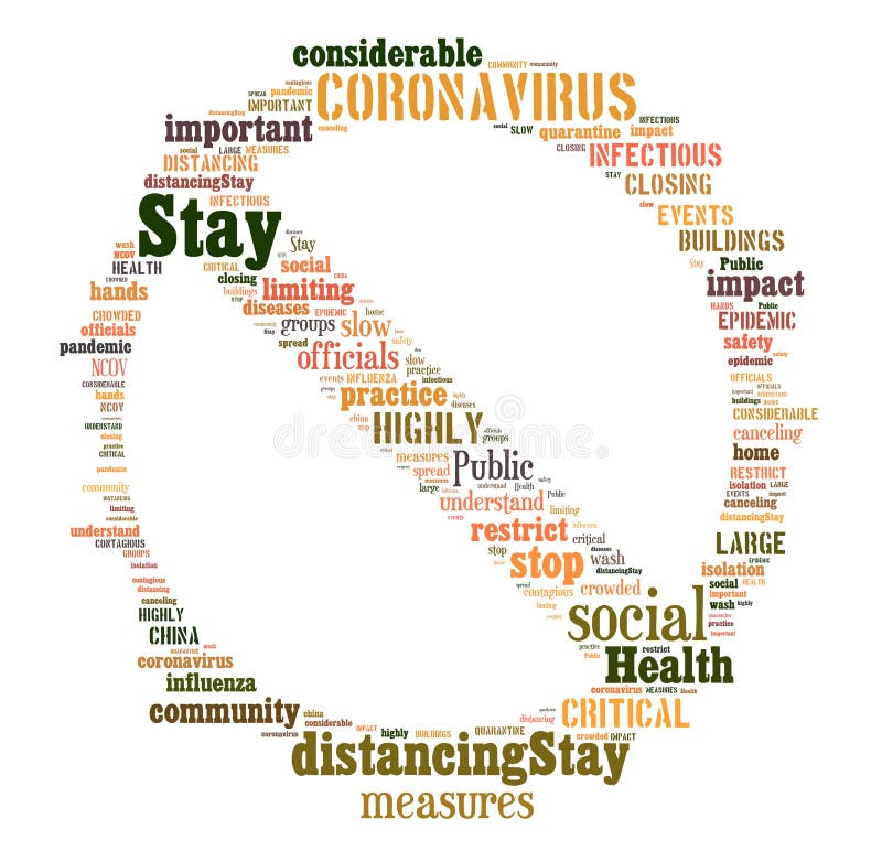 Social Distancing Coronavirus Stock Illustration - Illustration of ...