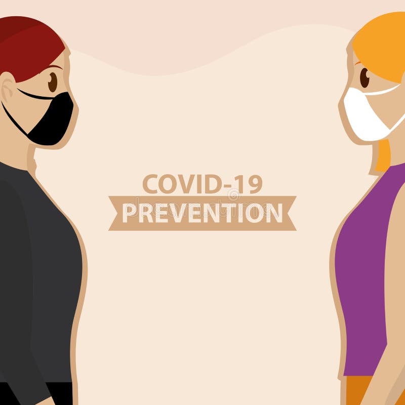 Social distancing poster stock vector. Illustration of protection ...