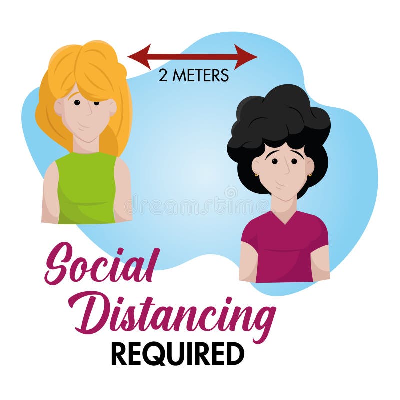 Distancing Cartoon Vector Illustration Stock Illustrations – 7,161 ...