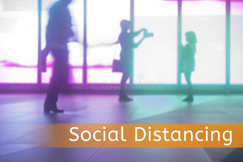 Social Distancing ,Space for Safety Stock Image - Image of outbreak ...
