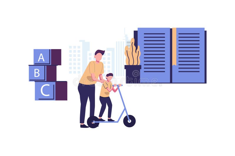 Social Emotional Development Vector Flat Style Illustration Design ...