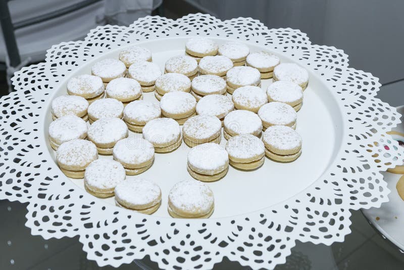 Social Events Individual Presentation of Desserts for Guests at the ...