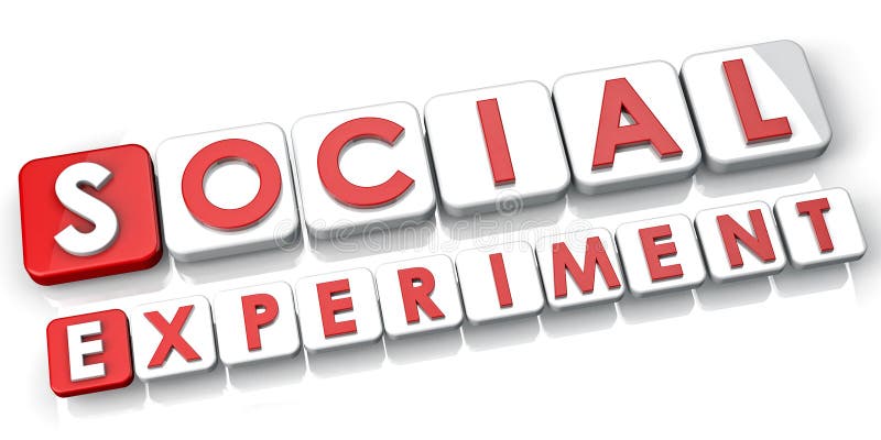 Social Experiment stock illustration. Illustration of concept - 44574959