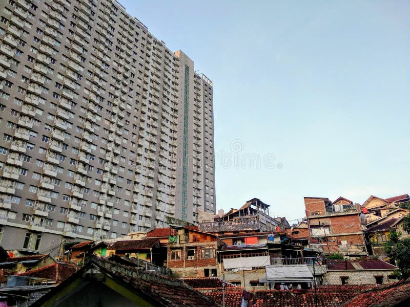 Social Gap View in Big City Stock Image - Image of skyline ...
