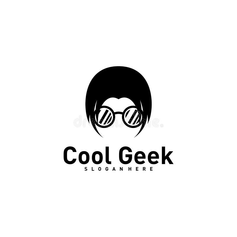 Social Geek Logo Design Template. Geek Vector Design Icon Stock Vector ...