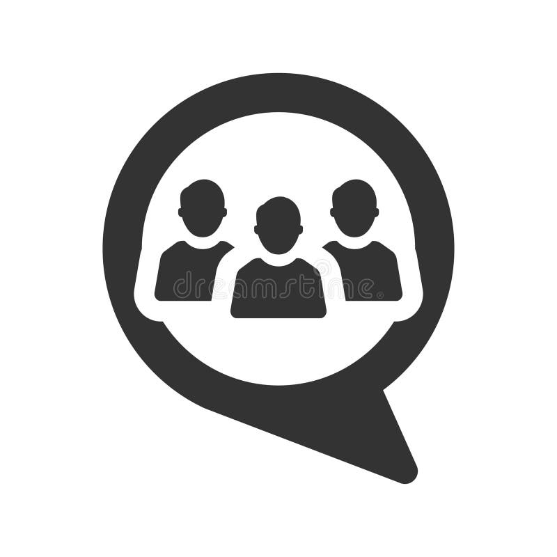 Social Group Icon stock vector. Illustration of people - 319459254
