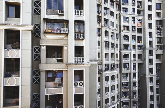 Social housing stock photo. Image of asia, commercial - 20808632