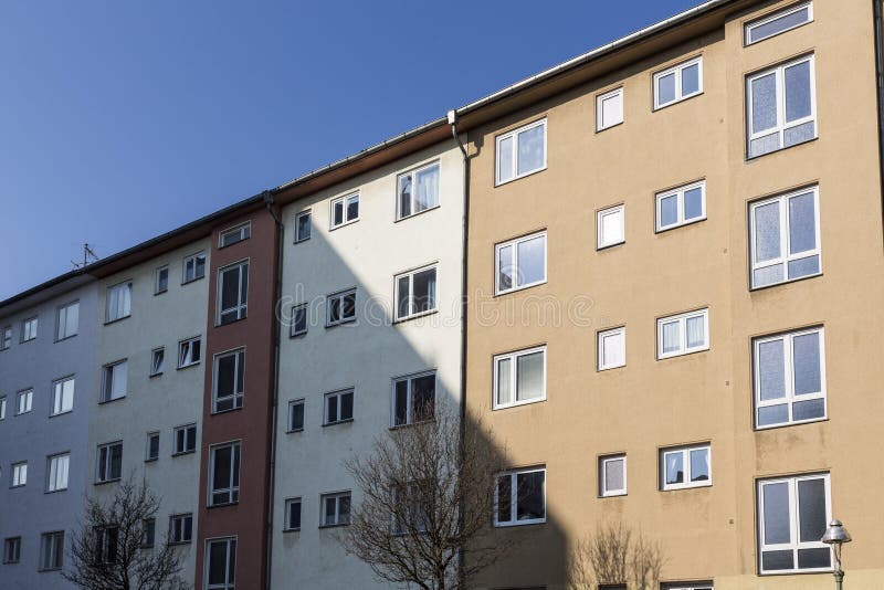 Old and New, Social Housing Stock Image - Image of house, construction ...