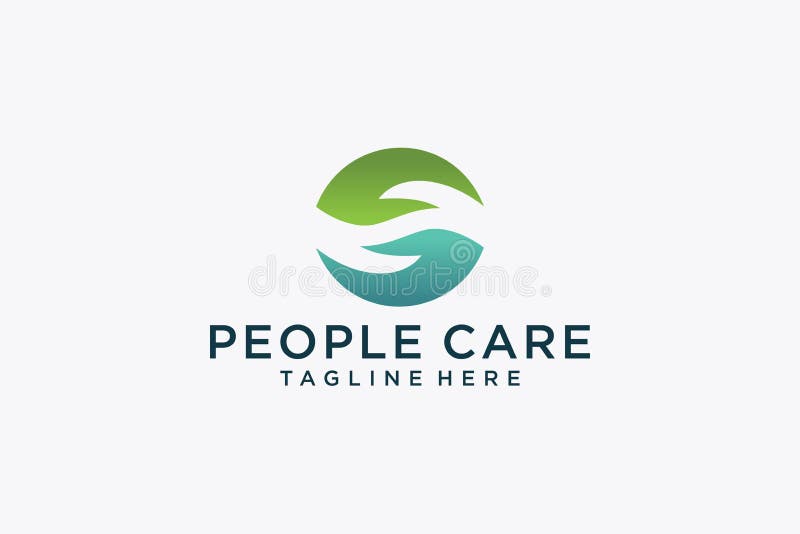 Social Humanity People Logo. Flat Vector Logo Design Template Element ...