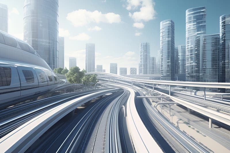 Social Infrastructure and Communication Technology Concept. Generation ...