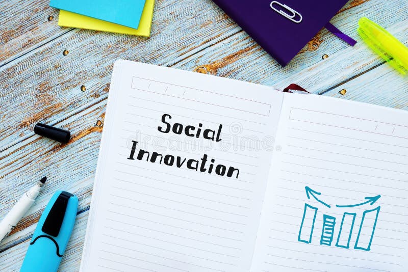 Social Innovation Sign on the Page Stock Image - Image of blended, sign ...