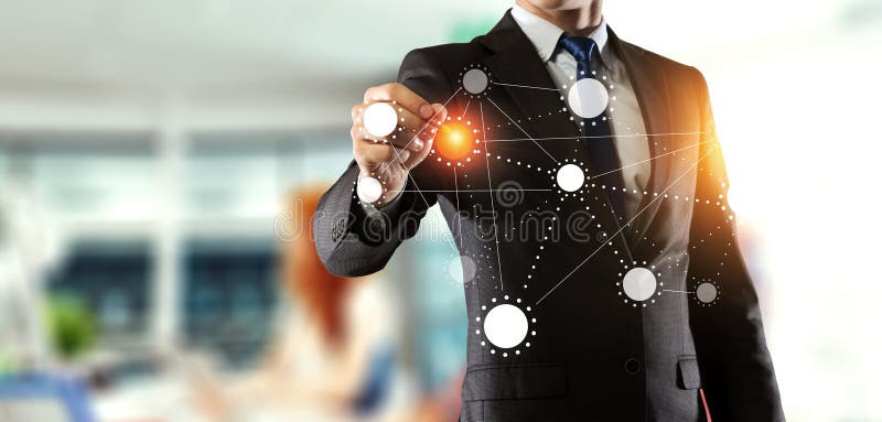 Social Interaction Concept. Mixed Media . Mixed Media Stock ...