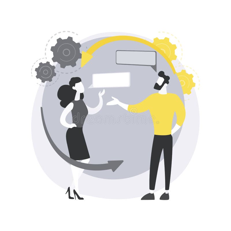 Social Interaction Skills Abstract Concept Vector Illustration. Stock ...