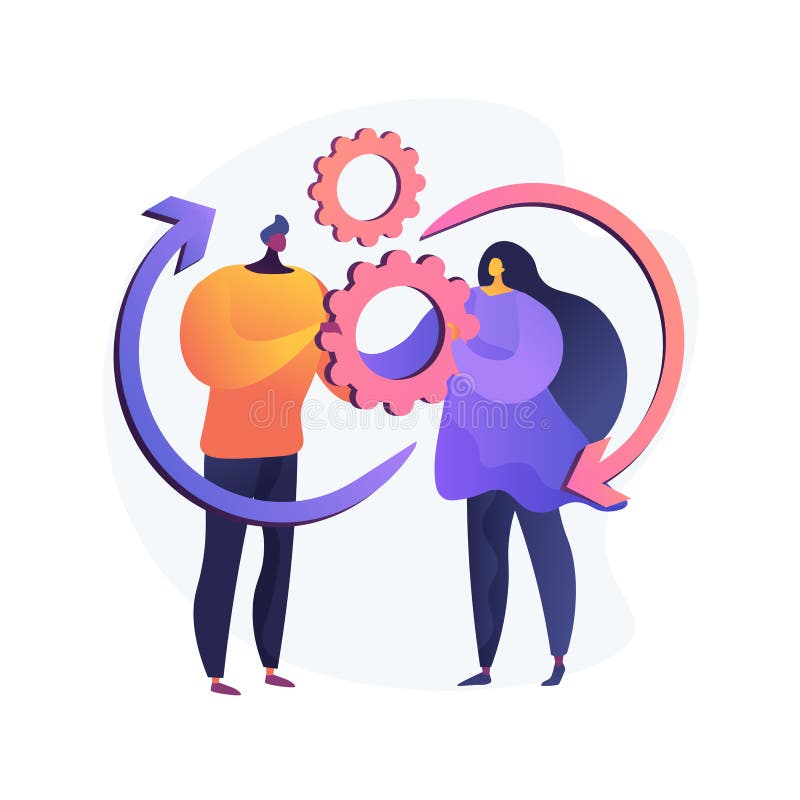 Social Interaction Skills Abstract Concept Vector Illustration Stock ...