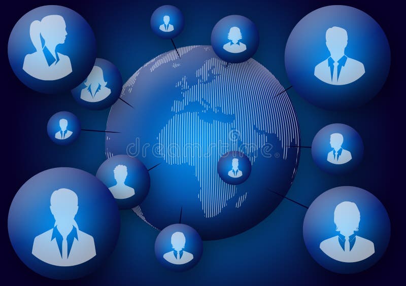 Social Interaction Wallpaper 3d Image Background Stock Photo - Image of ...