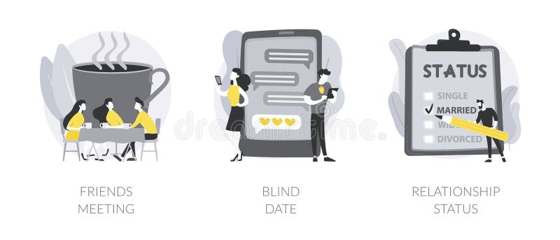 Social Interactions Abstract Concept Vector Illustrations. Stock Vector ...