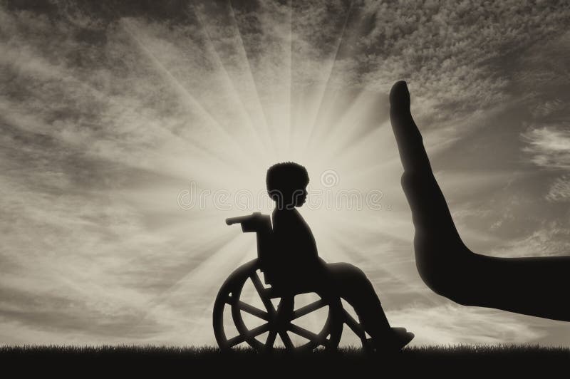 Social Issues Disabled Child Concept Stock Photo - Image of capable ...