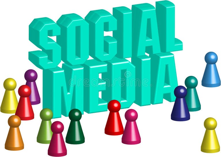 Big Social Media Letters Stock Illustrations – 502 Big Social Media ...