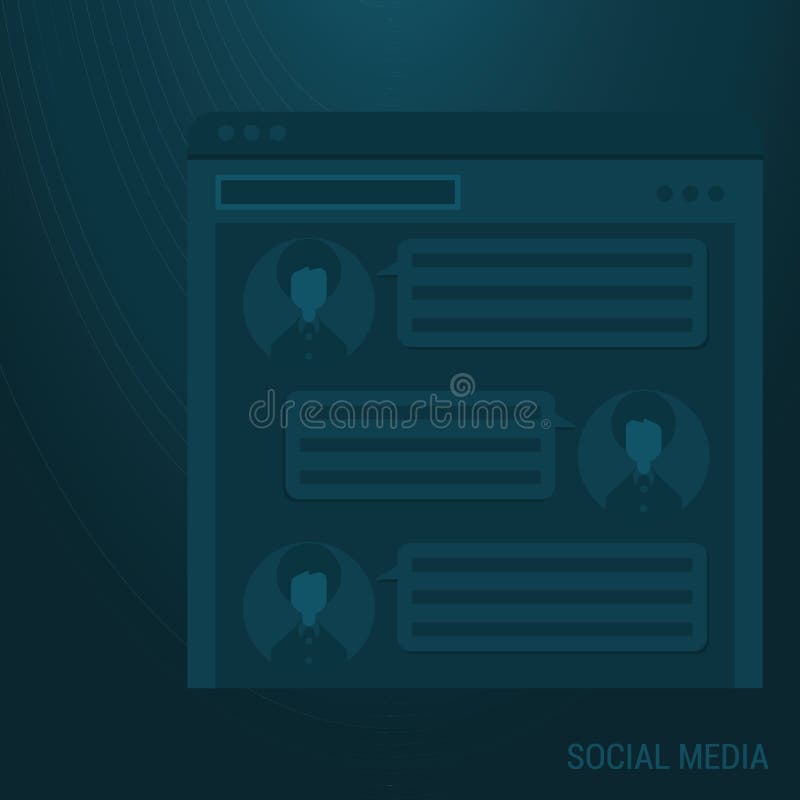 Social Media Background. Vector Illustration Decorative Design Stock ...