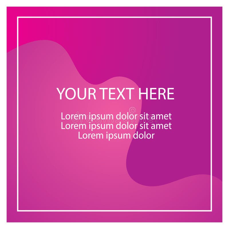 Social Media Banner Design, Square Background Template. Stock Vector ...