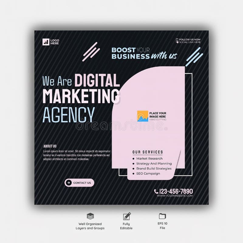 Social Media Banners for Digital Marketing, Creative Modern Stories ...