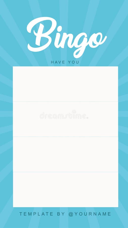 Bingo Vertical Stock Illustrations – 61 Bingo Vertical Stock ...