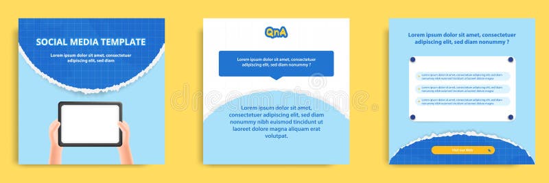 Social Media Carousel Post Banner Layout for Tips, Did You Know ...