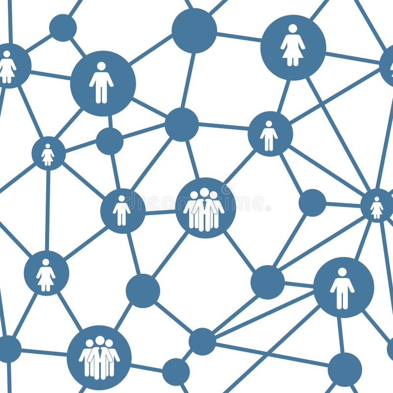 Social Media Concept Seamless Pattern Vector Stock Vector ...