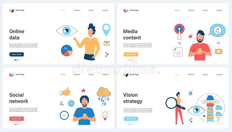 Social Media Content Strategy, Vision, Online Data and Tiny People with ...