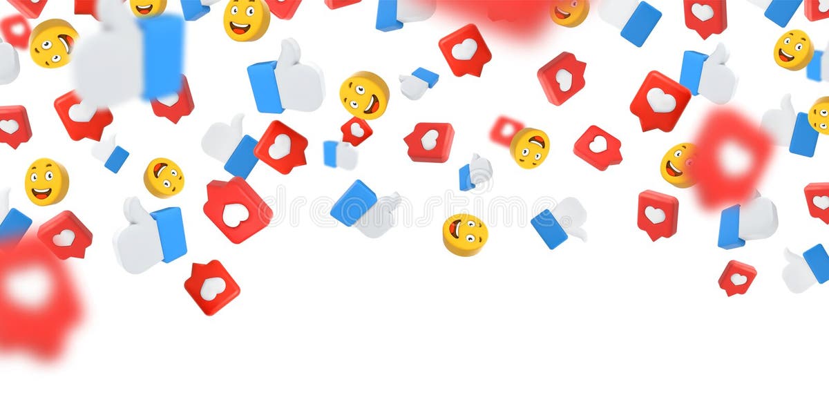 Emoji Icon Network Reactions Social Stock Illustrations 869 Emoji