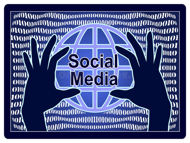 Social Media Data Theft stock illustration. Illustration of network ... Social Media Data Theft stock illustration. Illustration of network ...