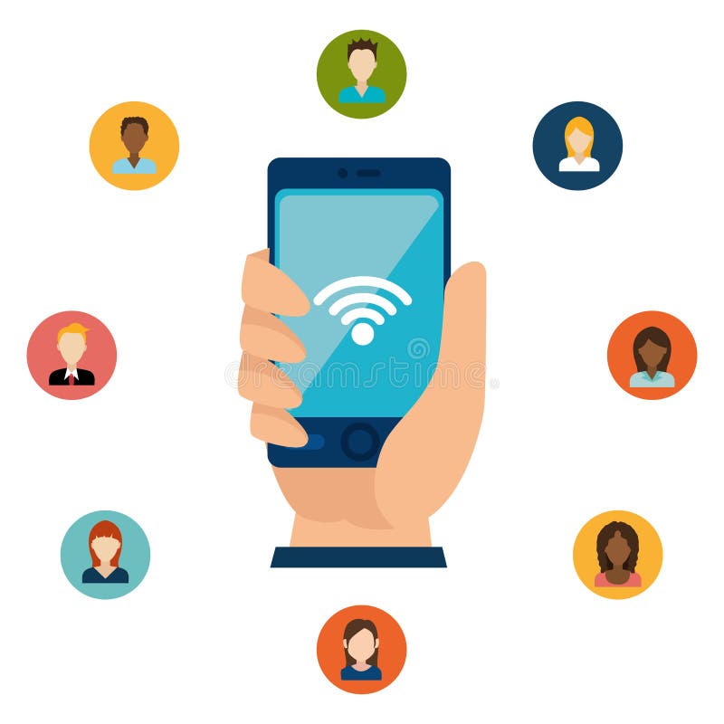 Social Media Entertainment Graphic Design Stock Vector - Illustration ...