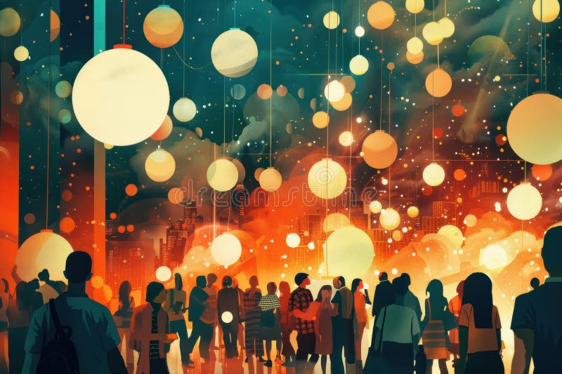 Social Media Fame and Popularity Concept Stock Image - Image of ...