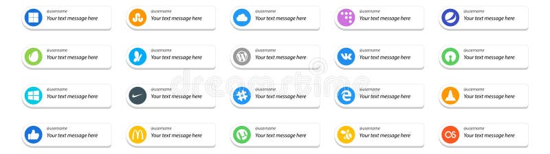 20 Social Media Follow Button and Text Place.like Media. Edge. Cms ...
