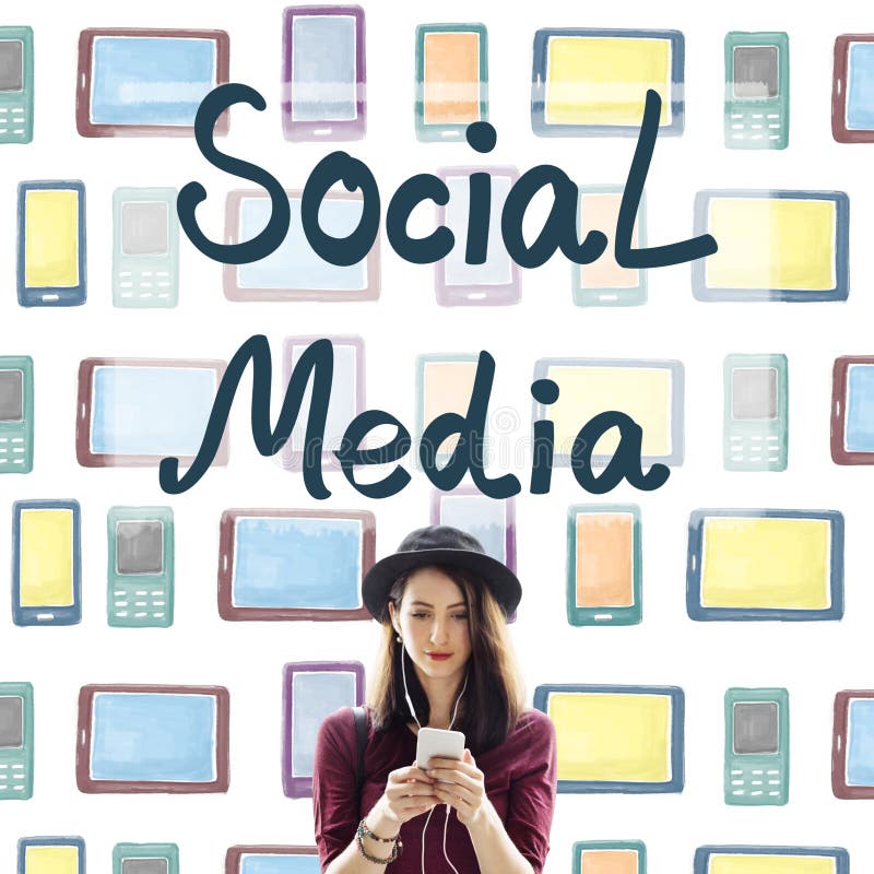 Social Media Globalization Connection Communication Concept Stock Image ...