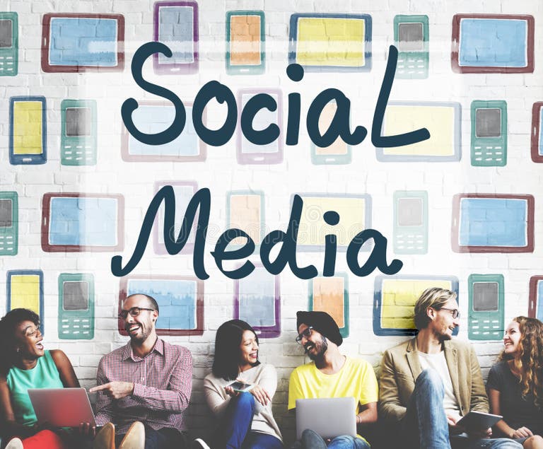 Social Media Globalization Connection Communication Concept Stock Image ...