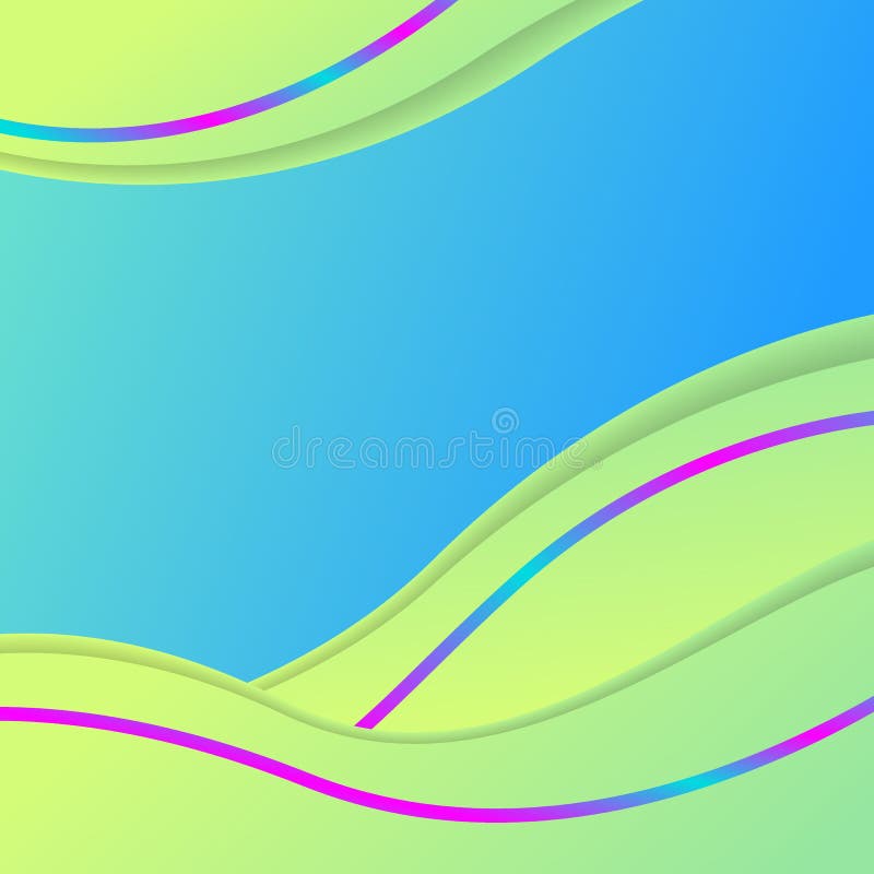 Social Media Gradient Background for Web Banner, Post, Feed, Vector ...