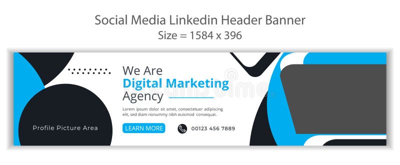 Social Media Header Banner Design Stock Image - Image of copy ...