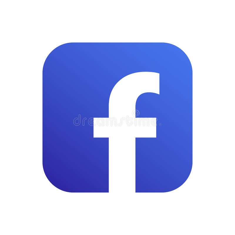 Social Media Icon Illustration Facebook. Facebook Icon Editorial Image ...