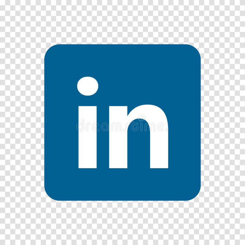 Social Media Icon Illustration LinkedIn. LinkedIn Icon Editorial ...